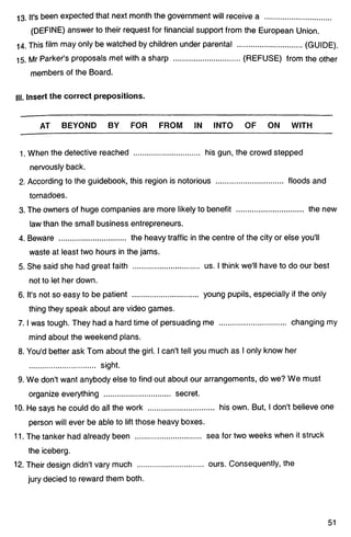 English advanced vocabulary and structure practice | PDF