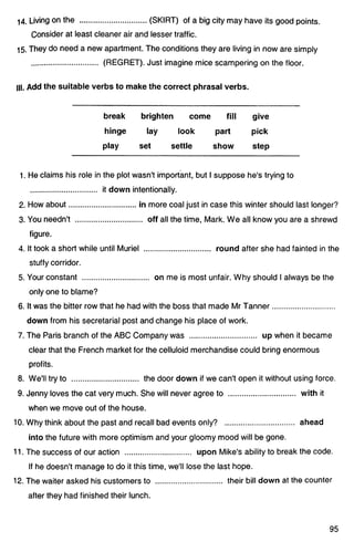 English advanced vocabulary and structure practice | PDF