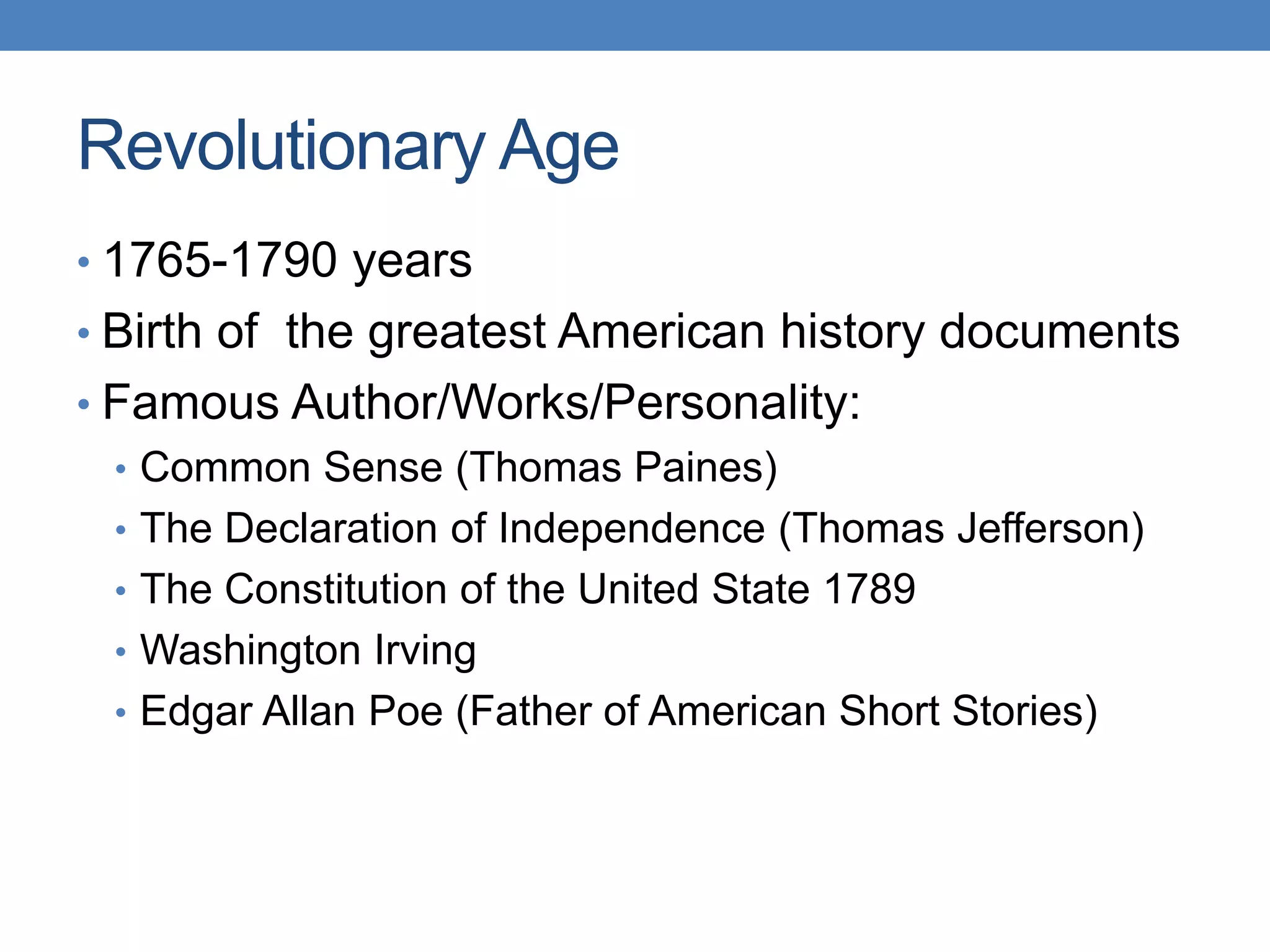 Introduction to Anglo-American Literature Grade 9 students | PPTX