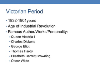 Introduction to Anglo-American Literature Grade 9 students | PPTX