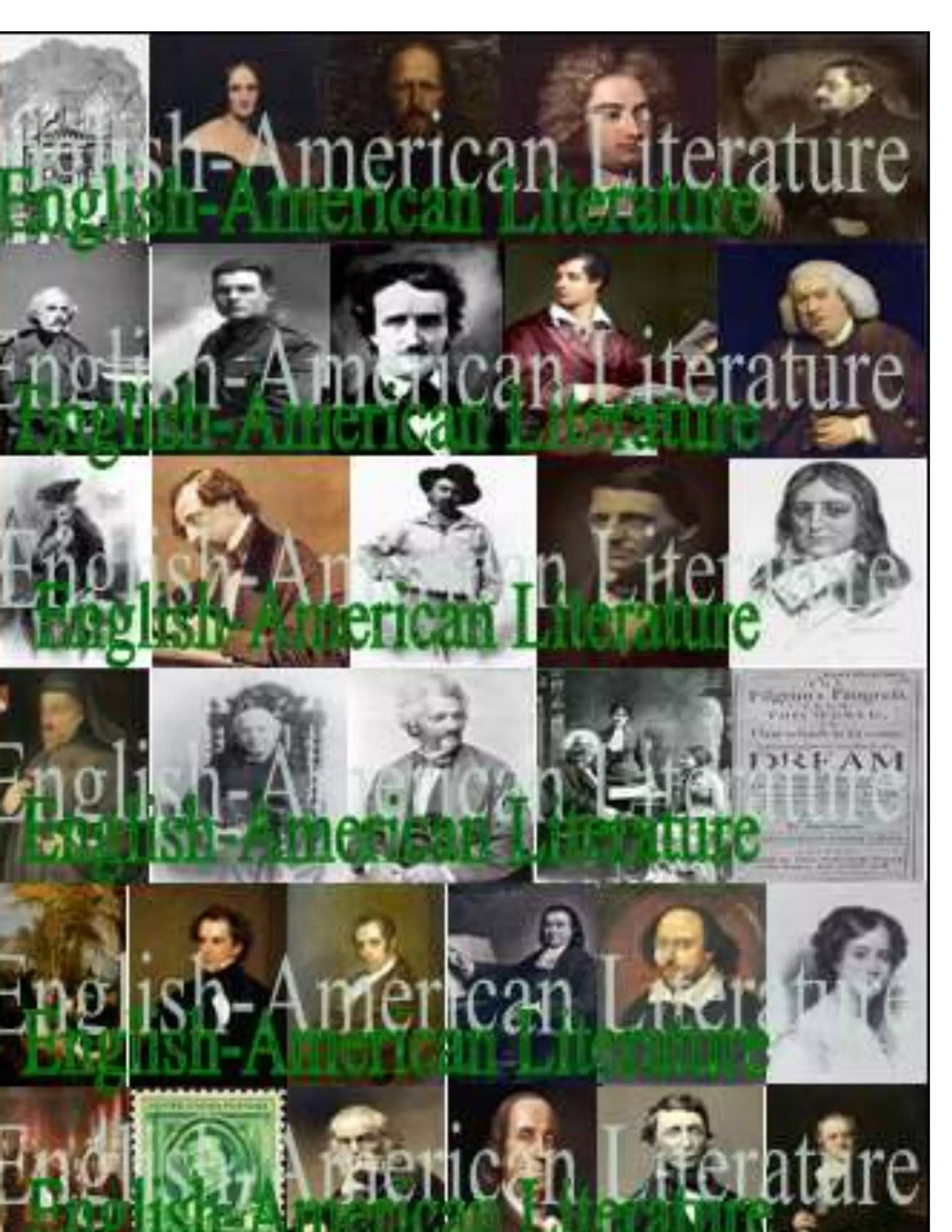 English and American Literature | DOCX