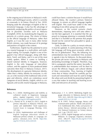 English and Malay language policy and planning in Malaysia | PDF