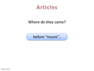 English Articles-01-Basics | PPT