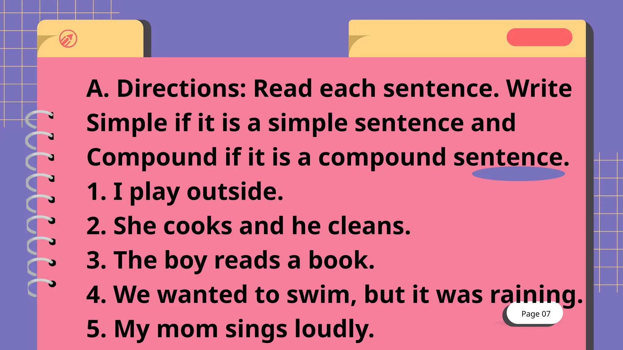 English for Grade 3 - Simple and Compound Sentences.pptx