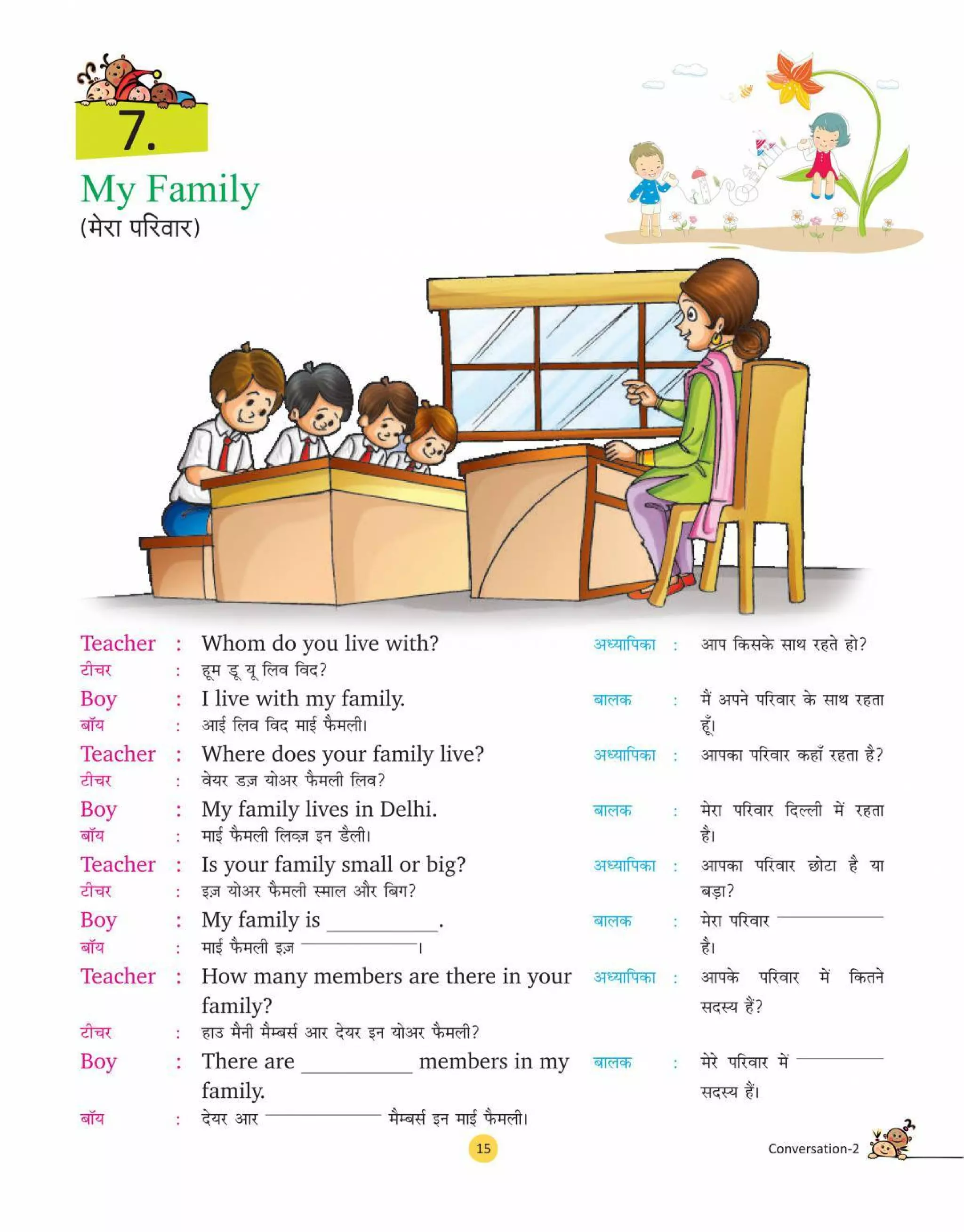 English conversation-2 CLASS - SECOND | PDF