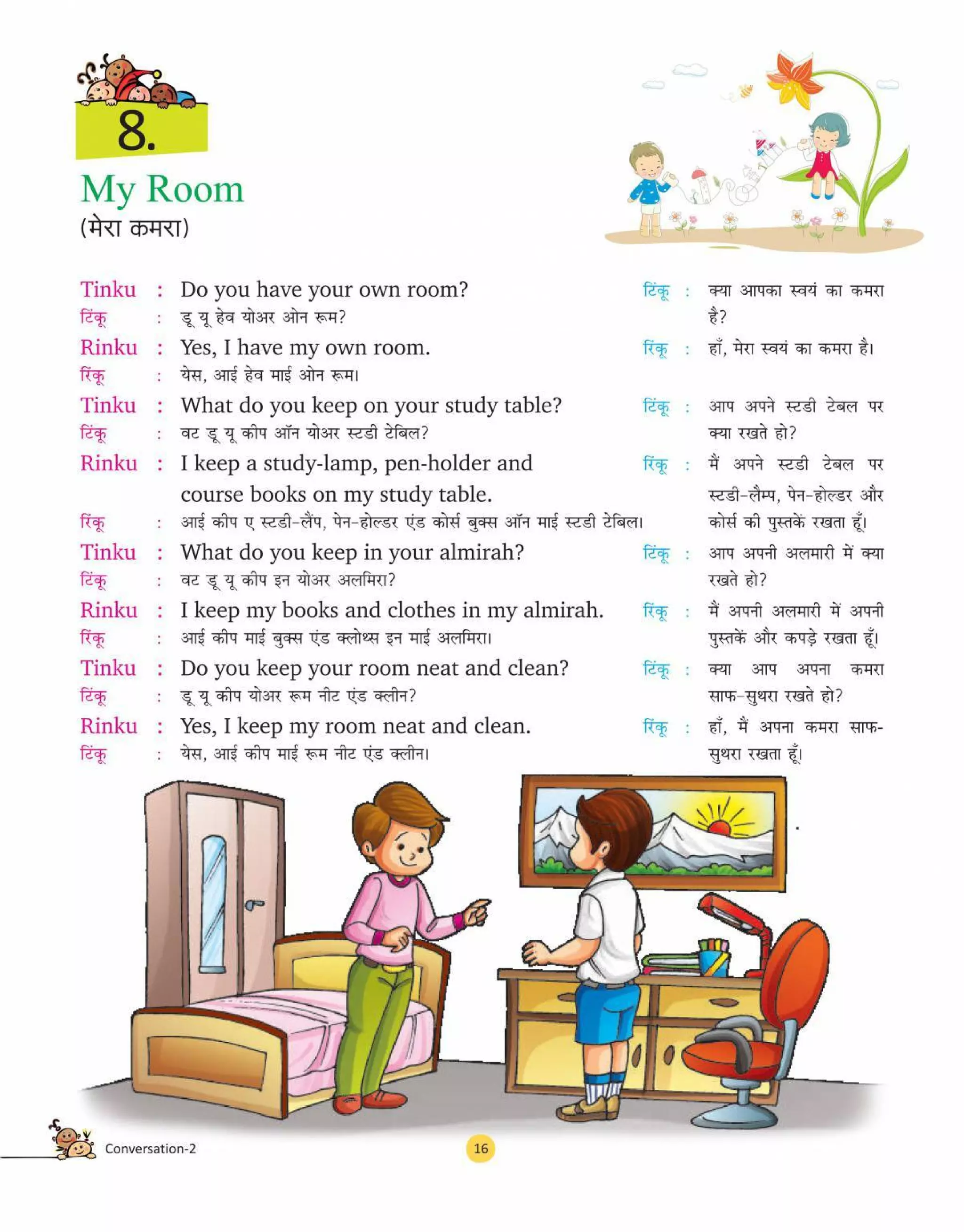 English conversation-2 CLASS - SECOND | PDF