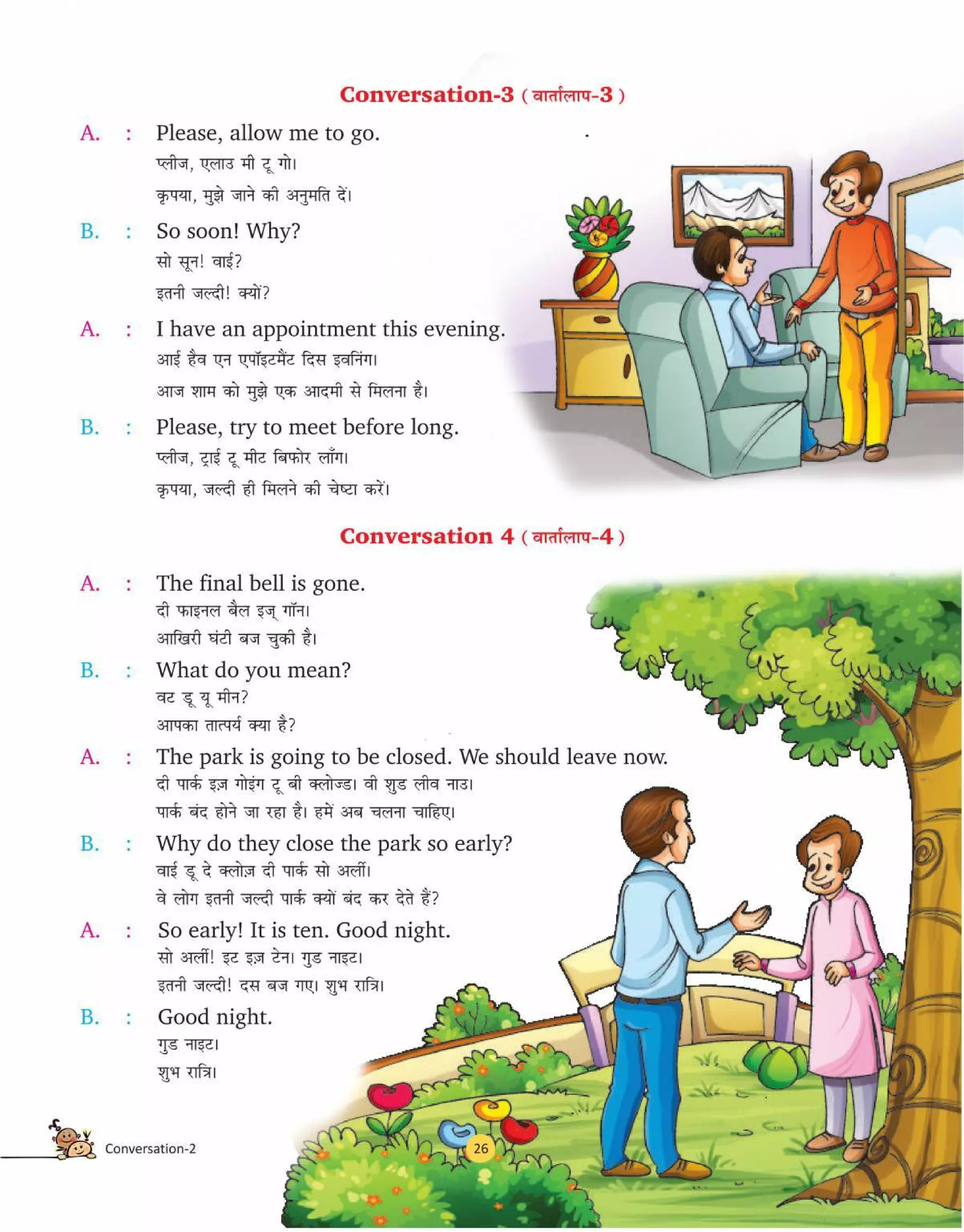 English conversation-2 CLASS - SECOND | PDF