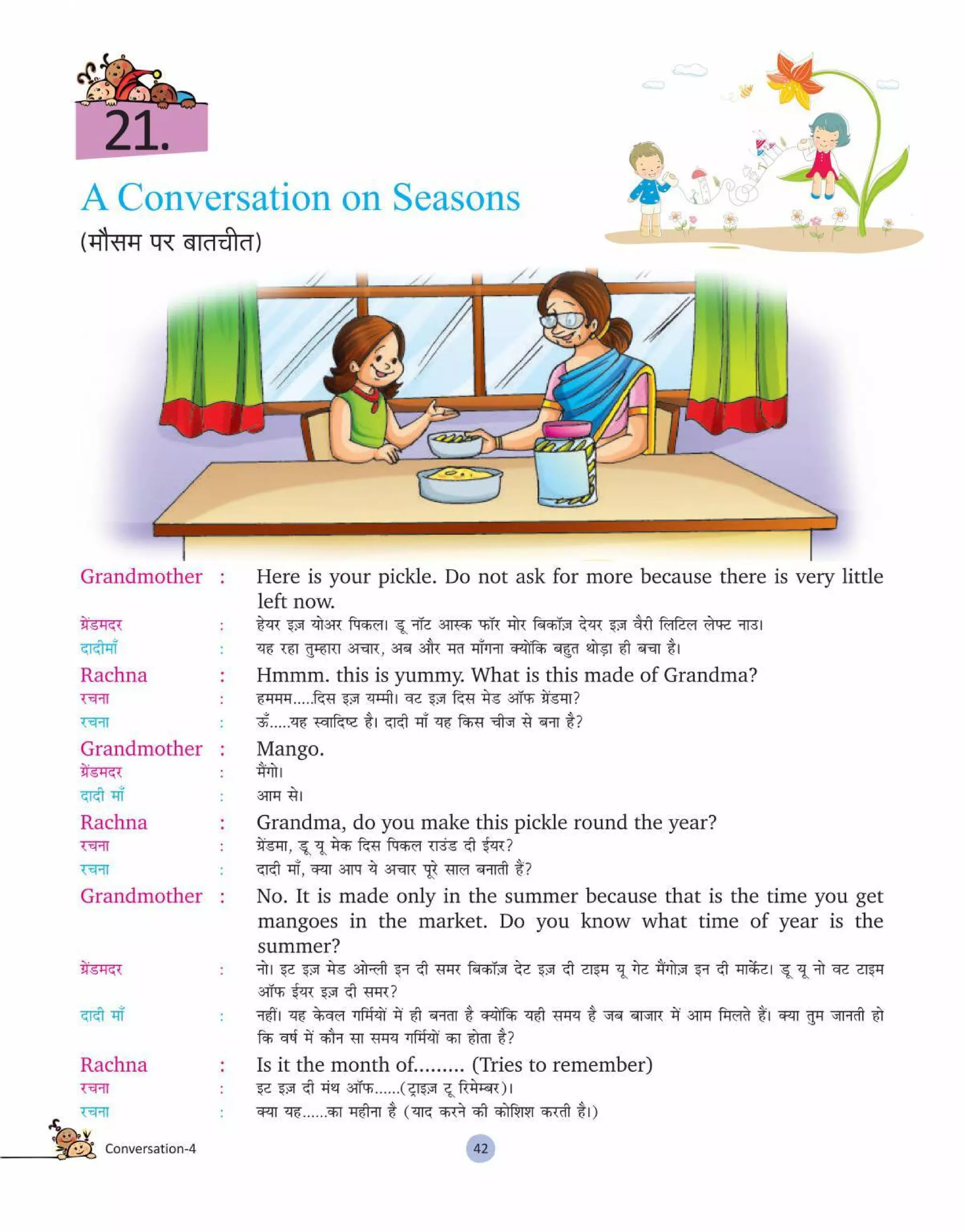 English conversation-4 CLASS - FOURTH | PDF