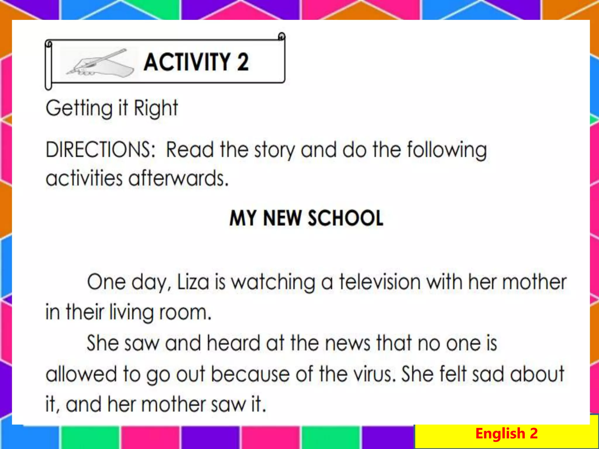 ENGLISH- elements of the story.pptx | Education