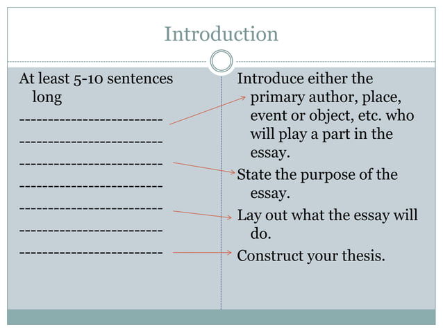 English essay format | PPTX | Homework and Study | Education