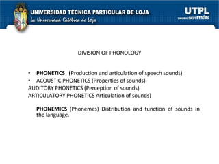 English Fhonology (I Bimestre) | PPT