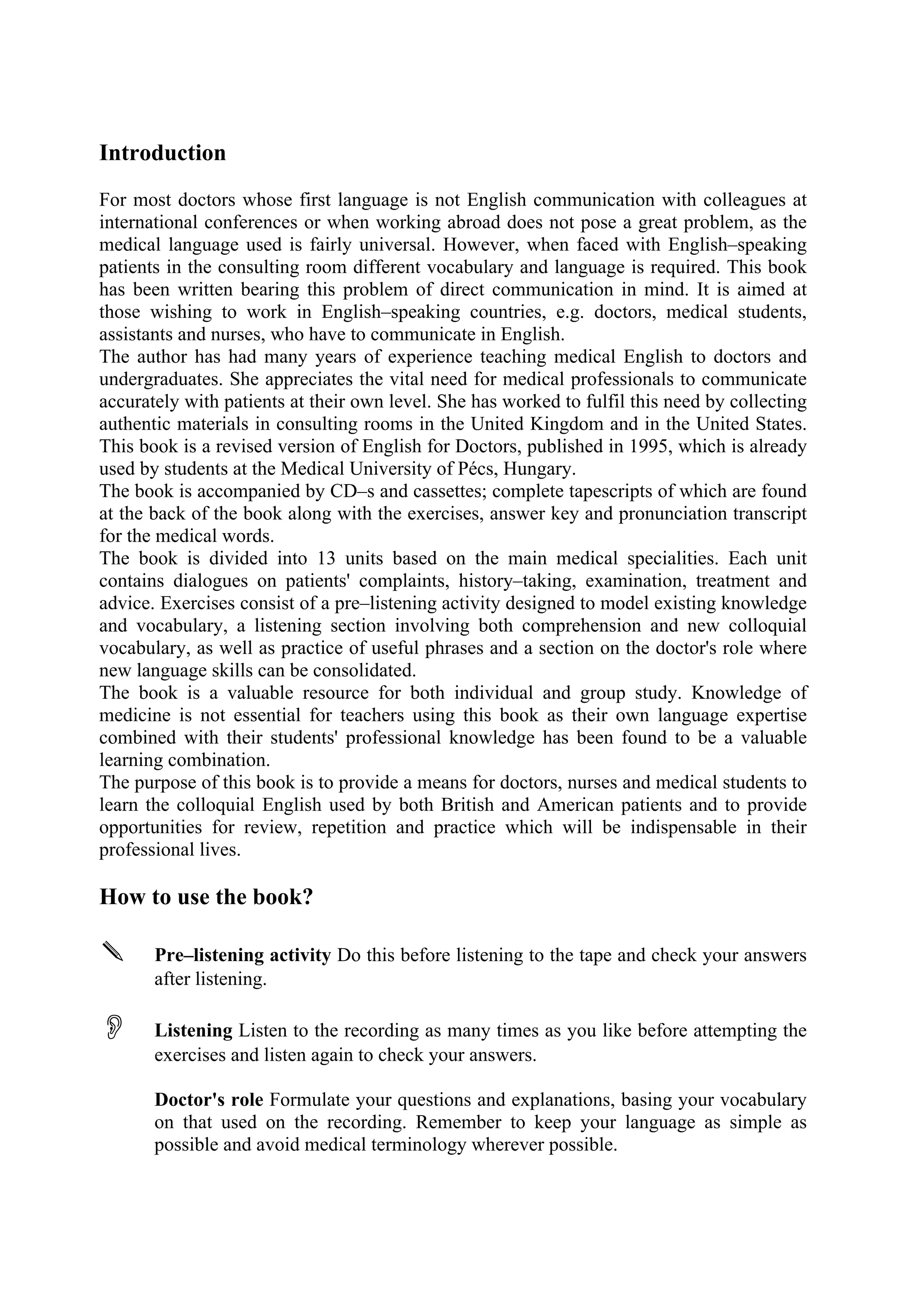 english-for-doctors_medical vocabulary and grammar. pdf | PDF