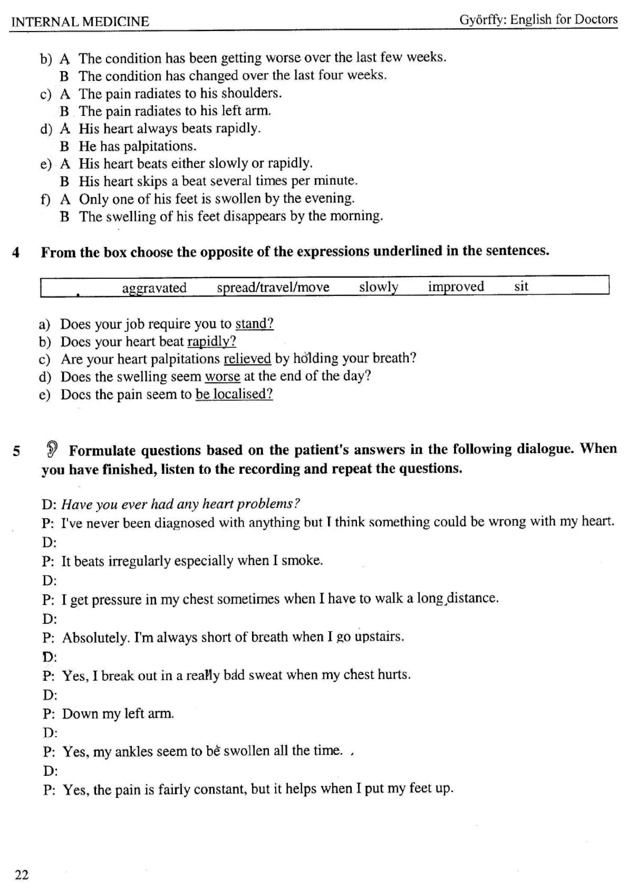 english-for-doctors_medical vocabulary and grammar. pdf | PDF