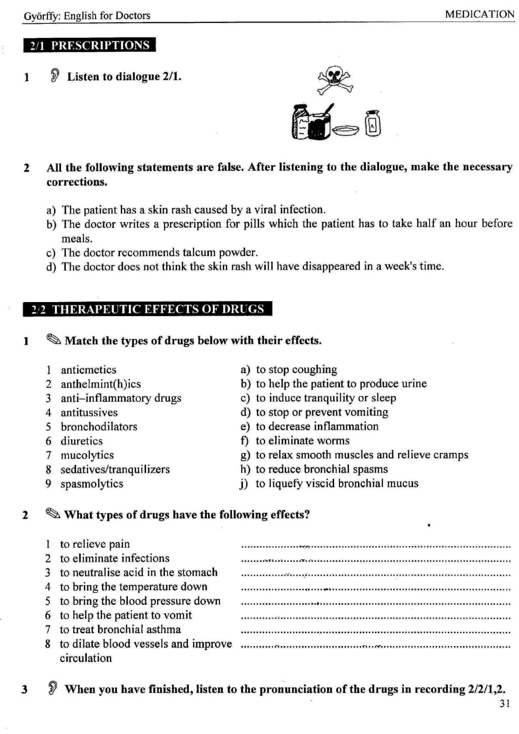 english-for-doctors_medical vocabulary and grammar. pdf | PDF