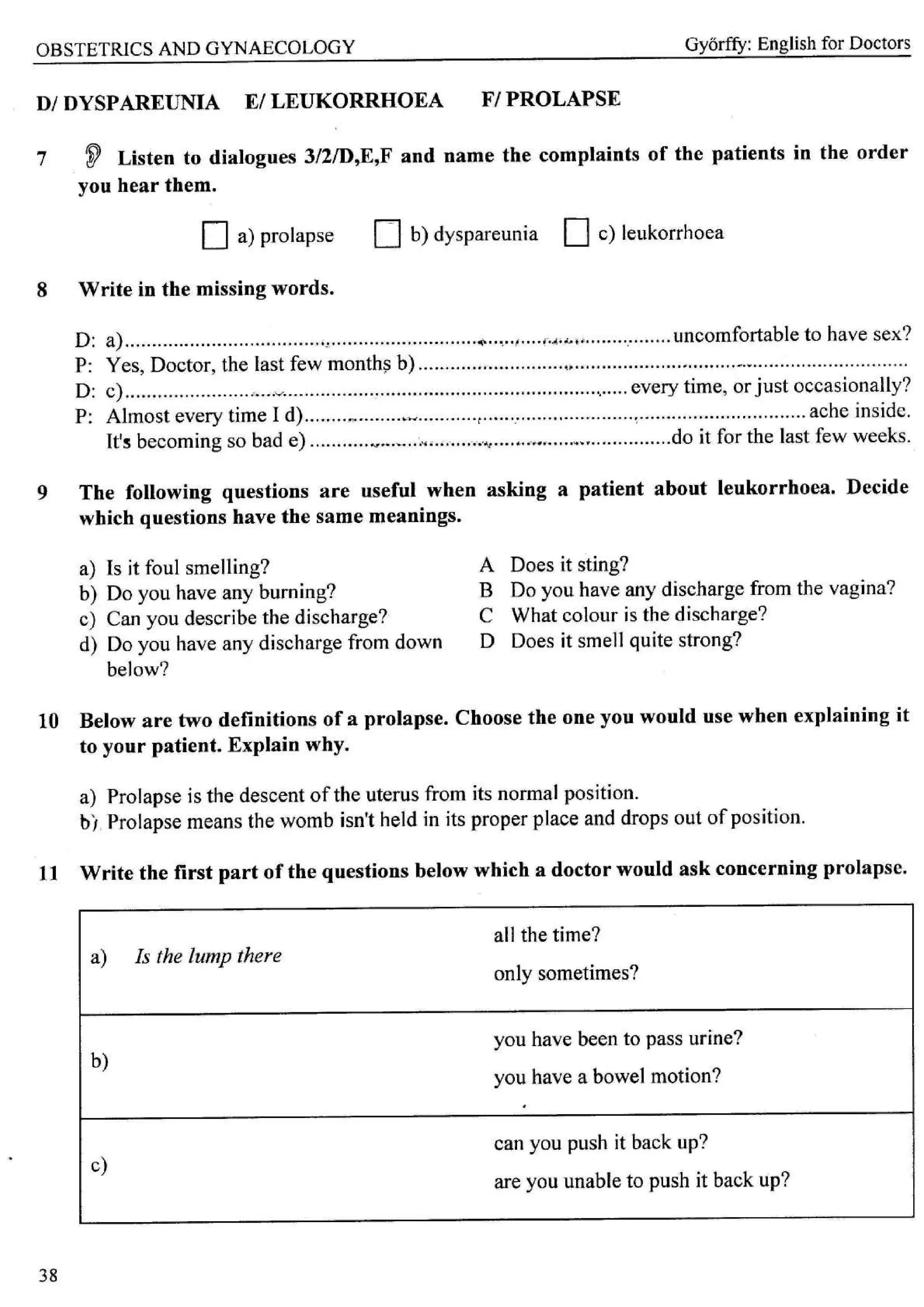 english-for-doctors_medical vocabulary and grammar. pdf | PDF