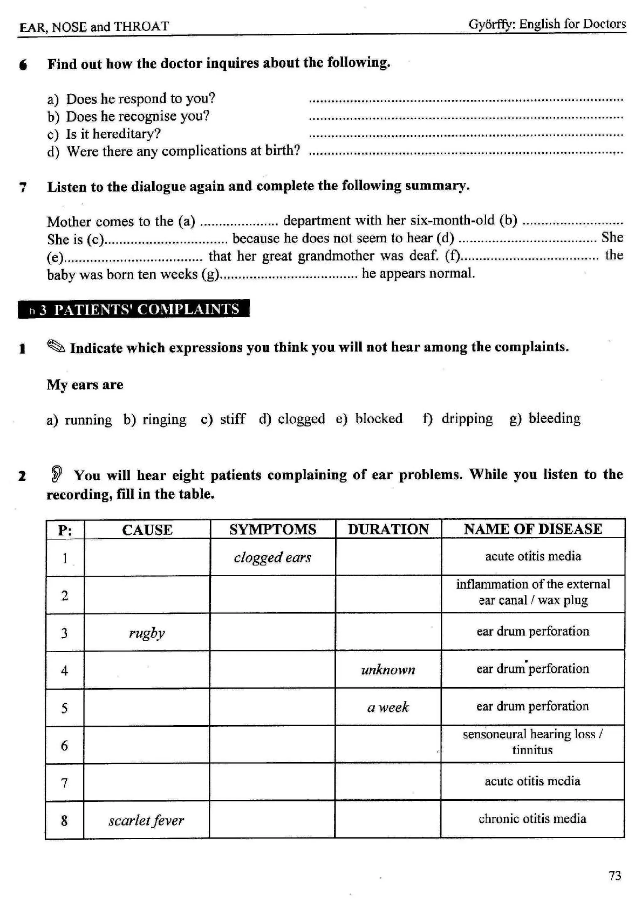 english-for-doctors_medical vocabulary and grammar. pdf | PDF