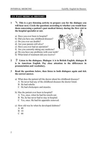 english-for-doctors_medical vocabulary and grammar. pdf | PDF
