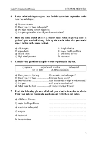 english-for-doctors_medical vocabulary and grammar. pdf | PDF