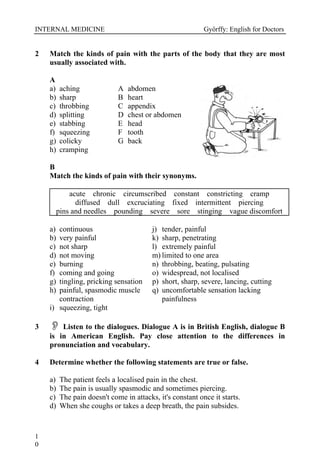 english-for-doctors_medical vocabulary and grammar. pdf | PDF