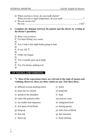 english-for-doctors_medical vocabulary and grammar. pdf | PDF