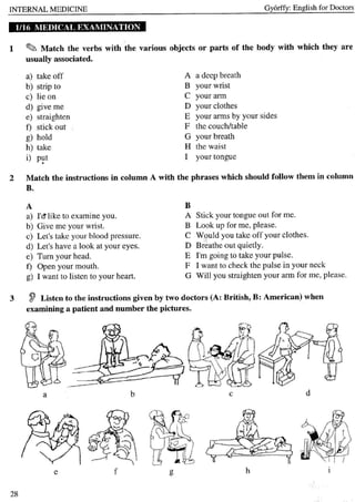 english-for-doctors_medical vocabulary and grammar. pdf | PDF