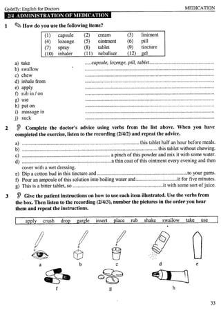english-for-doctors_medical vocabulary and grammar. pdf | PDF