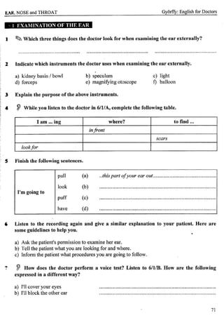 english-for-doctors_medical vocabulary and grammar. pdf | PDF