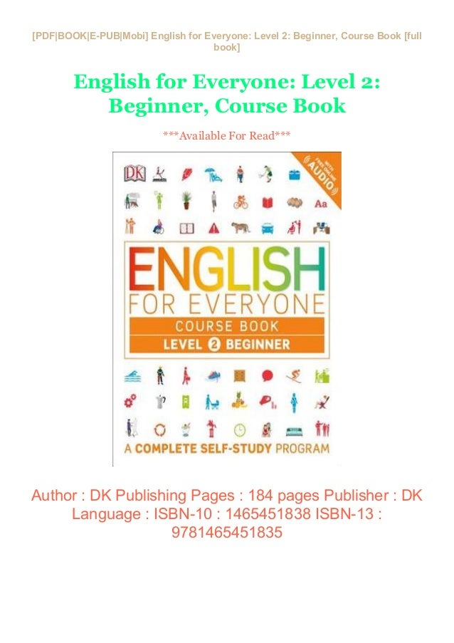English for Everyone: Level 2: Beginner, Course Book Ready For Downlo…