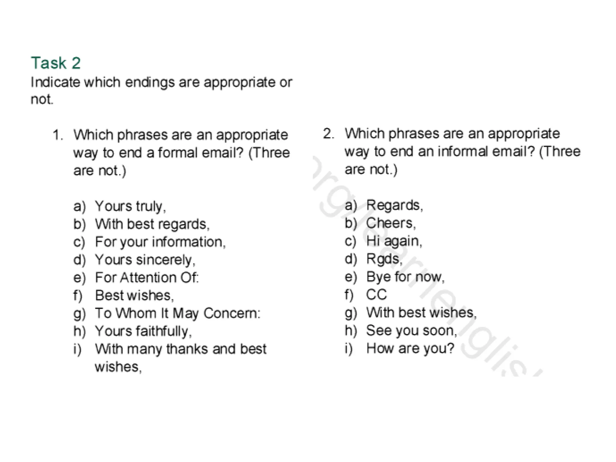 samples for e-mail writing and steps to complete an email | PPTX