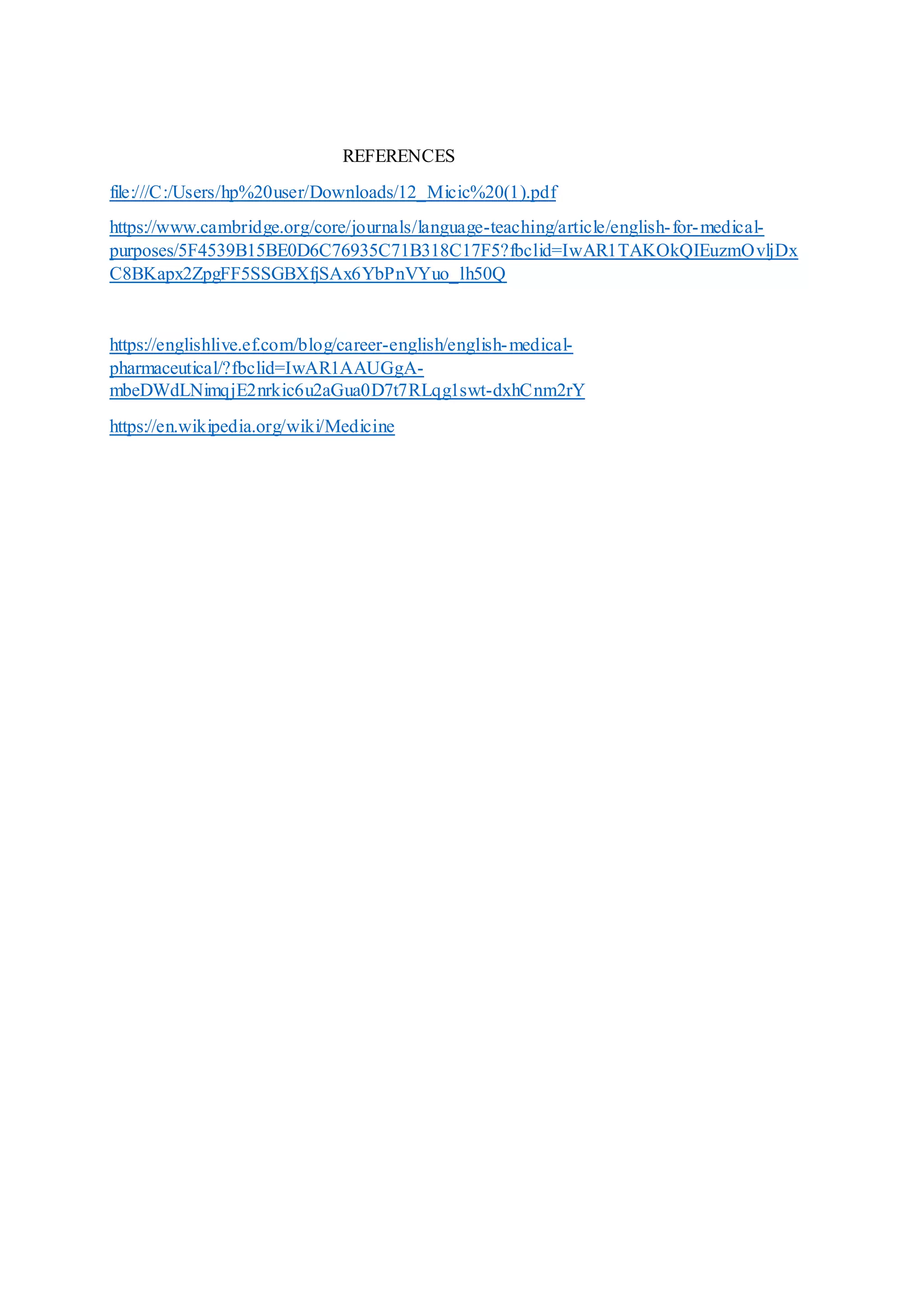 English for-medicin | DOCX