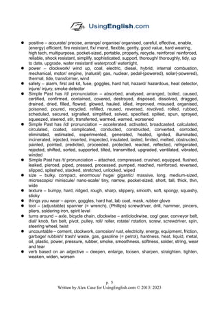 english-for-special-purposes-engineering-vocabulary-list-dictation ...