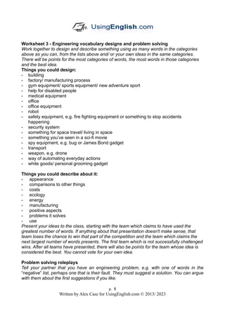 english-for-special-purposes-engineering-vocabulary-list-dictation ...