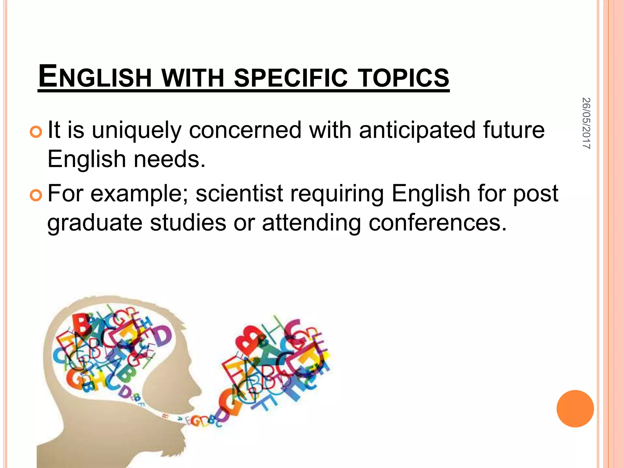 English for-specific-purposes (2) | PPTX