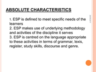 English for-specific-purposes (2) | PPTX