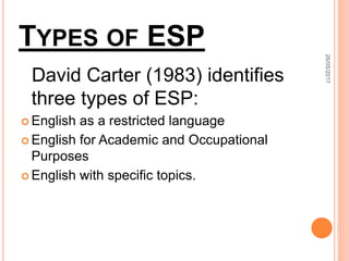 English for-specific-purposes (2) | PPTX