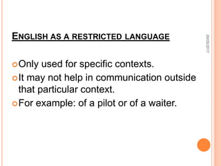 English for-specific-purposes (2) | PPTX