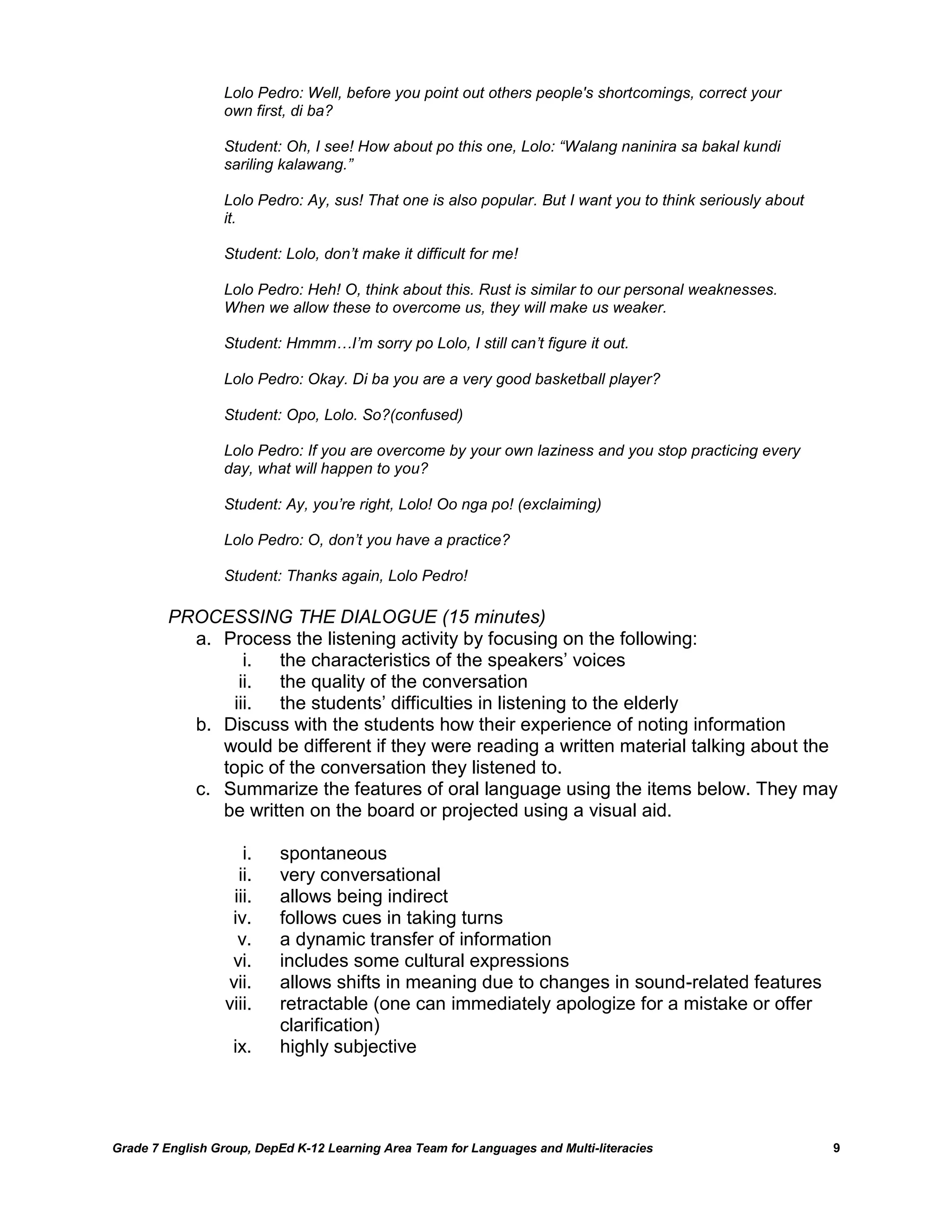 English gr-7-teachers guide q1and2 | PDF