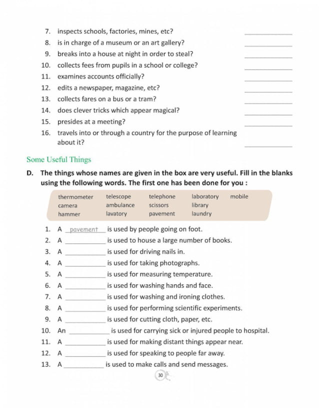 English grammar-6 CLASS - SIX | PDF