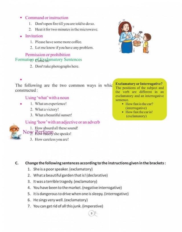 English grammar-6 CLASS - SIX | PDF