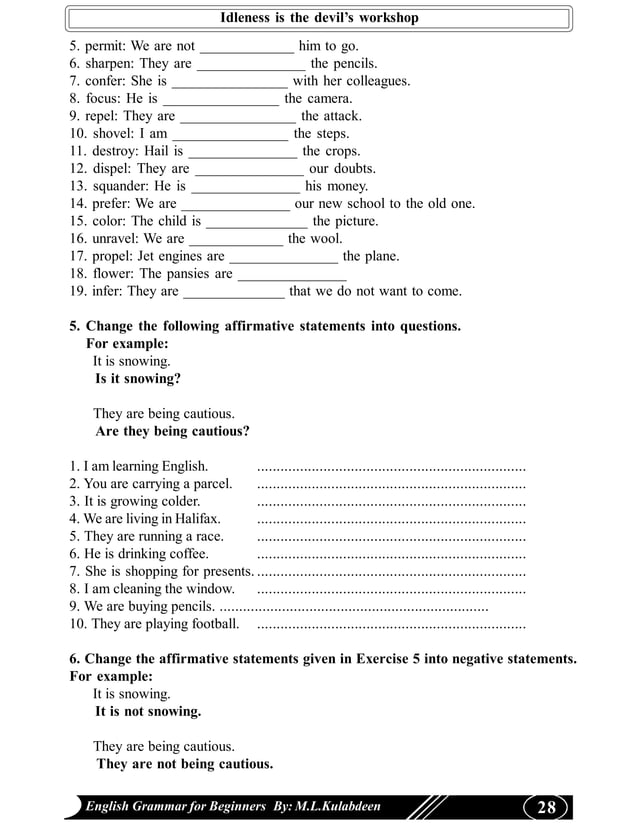 English grammar-for-beginners