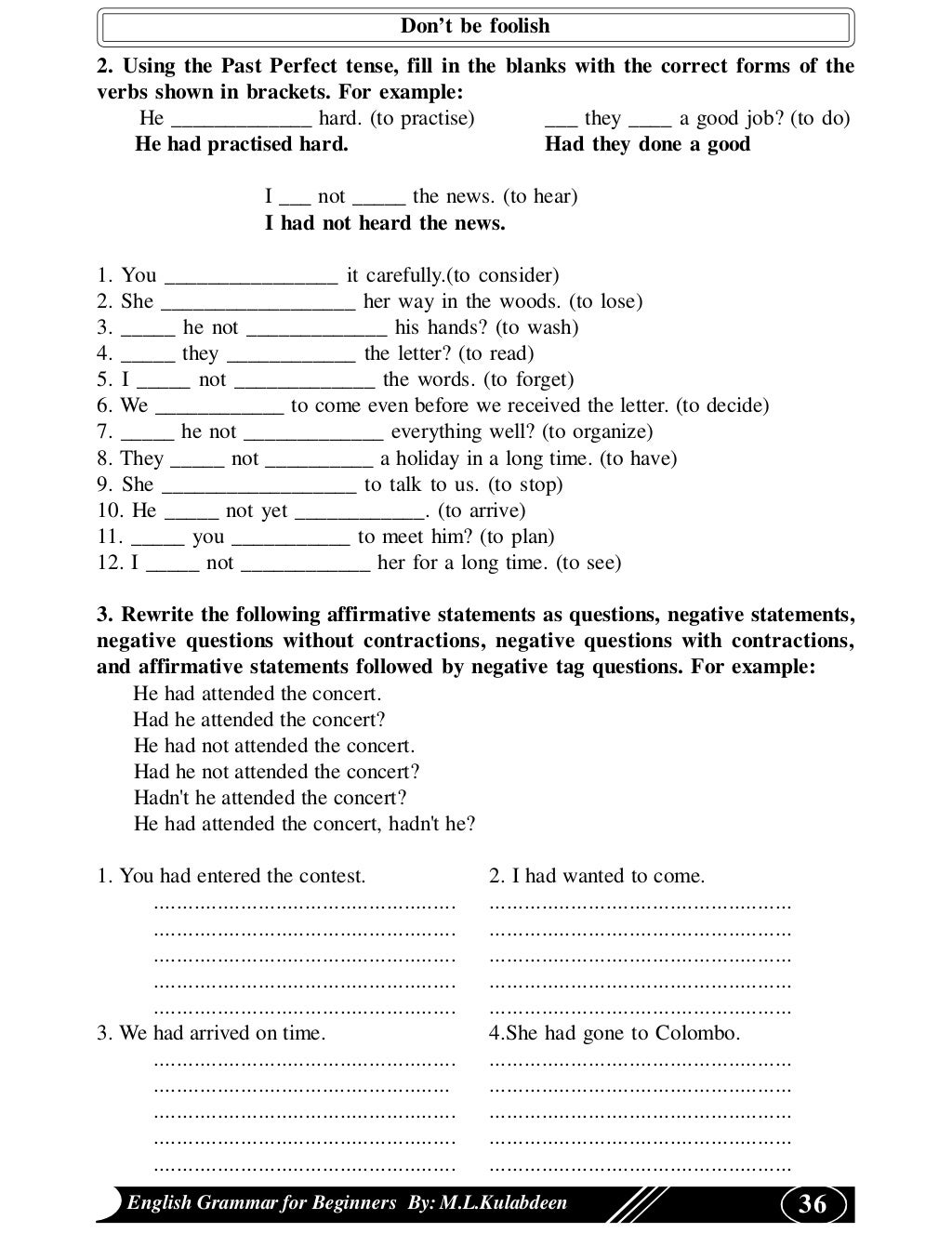 English grammar-for-beginners