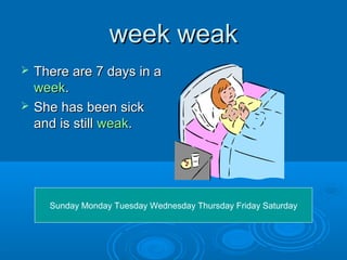 English homophones | PPT