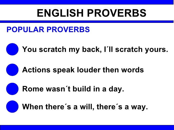 Proverbs Top 30 English Proverbs And Their Meanings