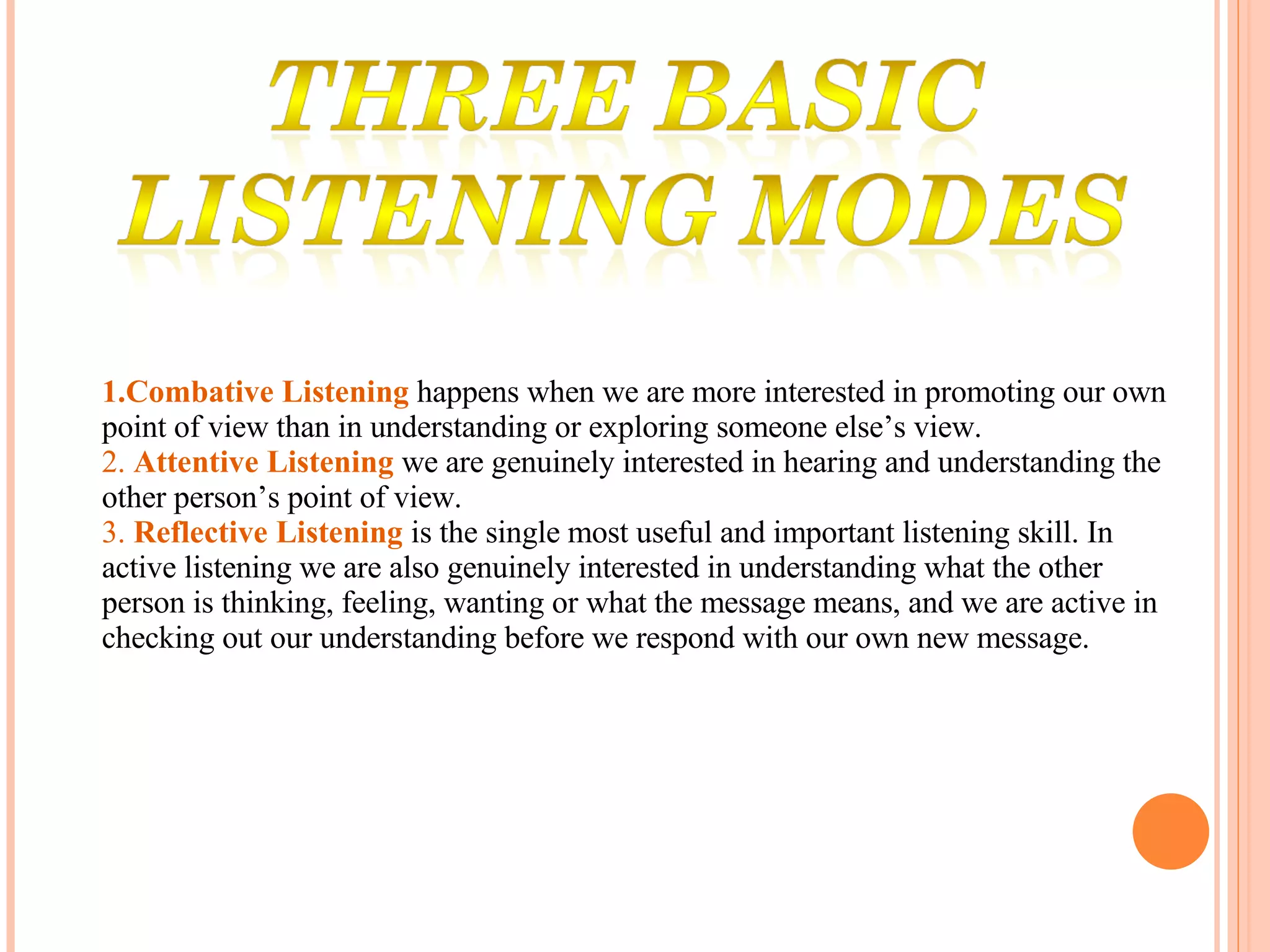 English (Improving Listening Efficency) | PPT