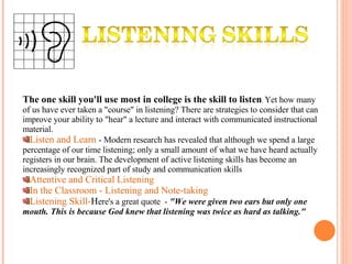 English (Improving Listening Efficency) | PPT
