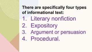 ENGLISH GRADE 6- Informational Text.pptx