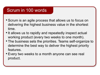 Introduction to scrum | PPT