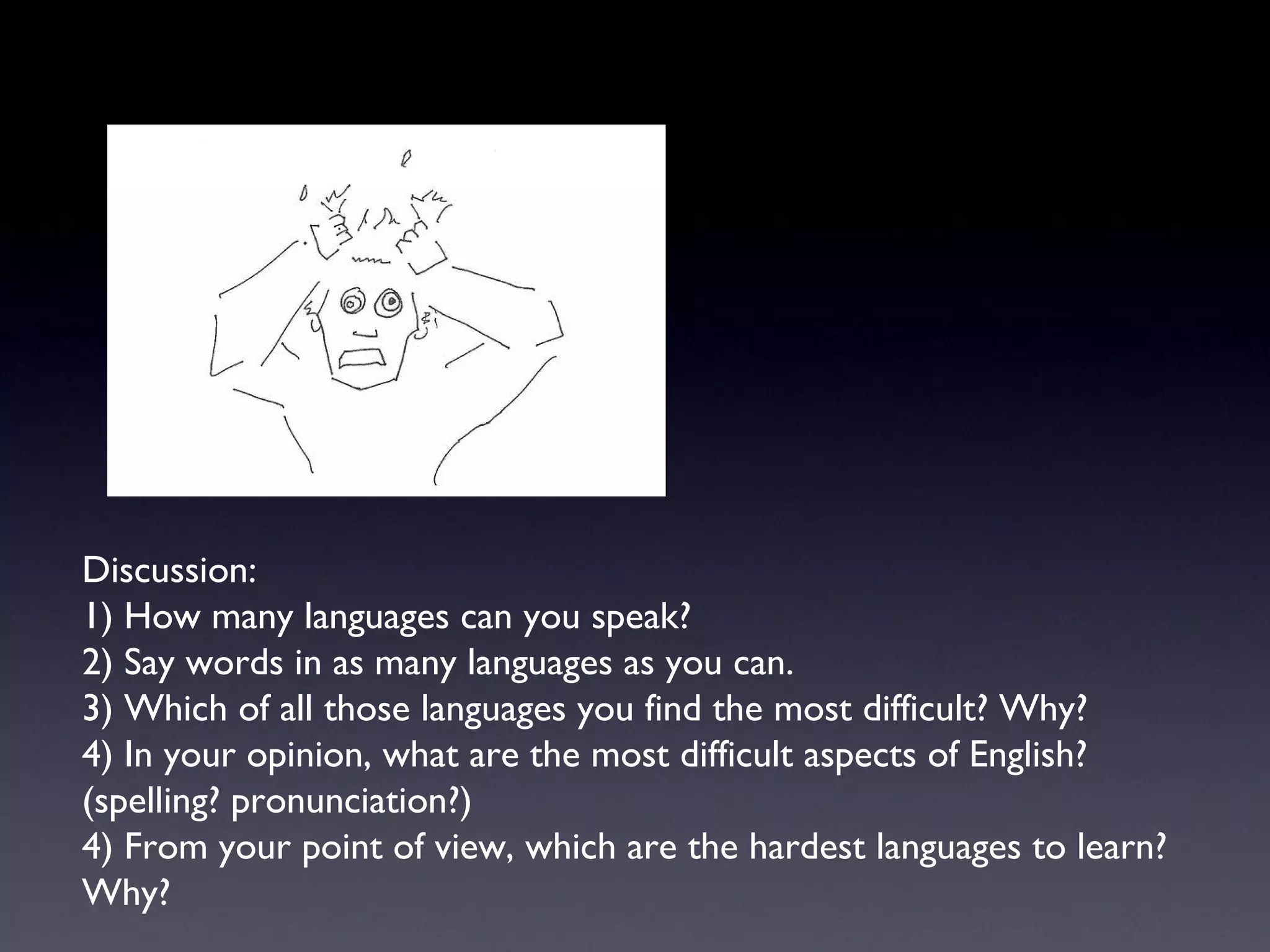 English is crazy language and pronunciation and spelling | PPT