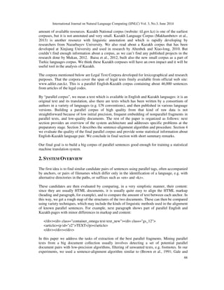English kazakh parallel corpus for statistical machine translation | PDF