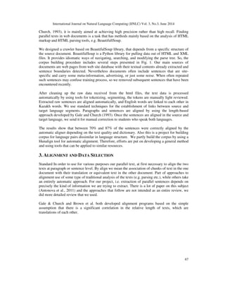 English kazakh parallel corpus for statistical machine translation | PDF